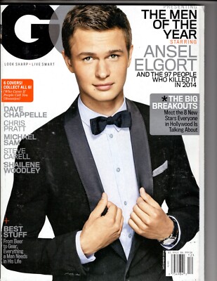 GQ Ansel Elgort Magazine December 2014 Man of Year 12/14 FAULT IN OUR ...
