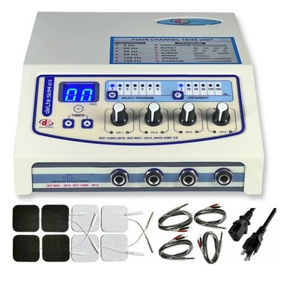 New 4 Channel Tens Unit Electrotherapy Machine Physical Therapy Machine ...