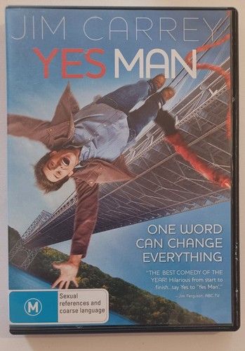 Yes Man (DVD, 2009) PAL Region 4 VGC Jim Carrey Comedy Romance Free ...