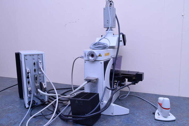 LEICA DMLA/ AS LMD MICROSCOPE TYPE 1109109380010000 WITH CTRMIC BOX | eBay