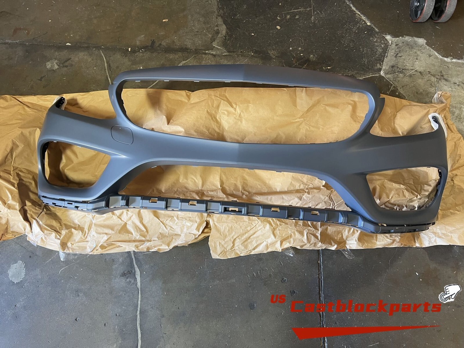 New For 2015-2019 Mercedes Benz C-Class T-model W205 AMG Front Bumper ...