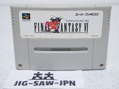 Nintendo FINAL FANTASY Ⅵ Super Famicom SFC SNEC SHVC-F6 Tested from ...