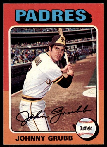1975 Topps Johnny Grubb . San Diego Padres #298 | eBay