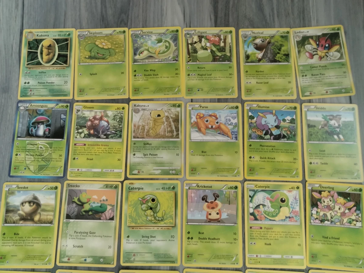 Grass Type Pokemon Cards
