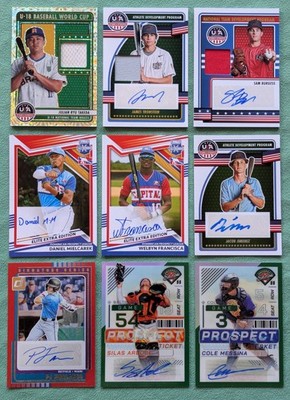 Basball Card AUTO Lot - 9 Cards Total | eBay