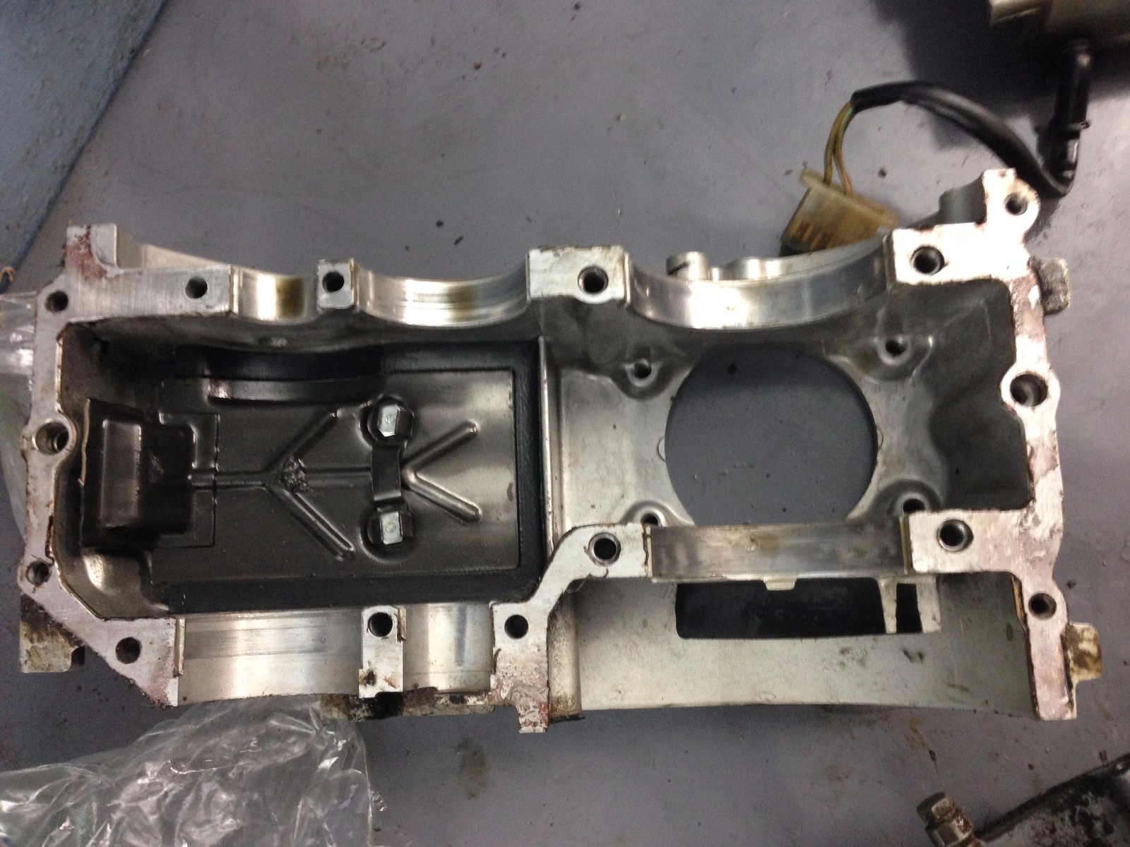 1975 Honda XL175 Engine Cases / Main Crank Case - XL 175 top and bottom ...