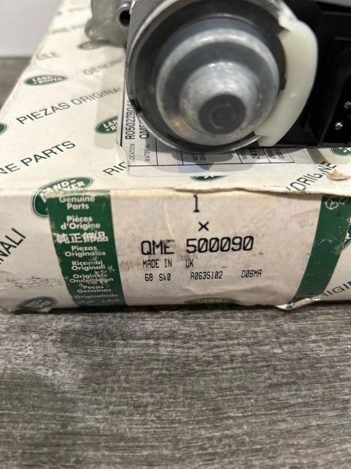 Land Rover Steering Column Reach Motor Kit Range 03-09 Qme500090 1 YR ...