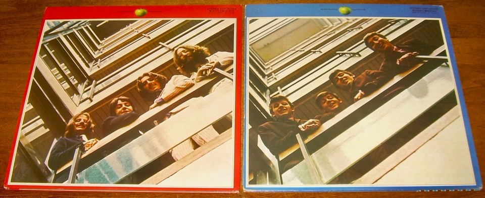 Lot of 2 BEATLES vinyl double LPs 1962-1966 and 1967-1970 Japanese ...