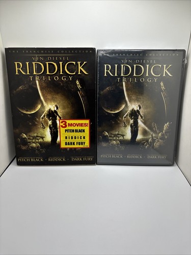 Riddick Trilogy (DVD, 2006) Vin Diesel New W/Slipcover Sealed Free ...