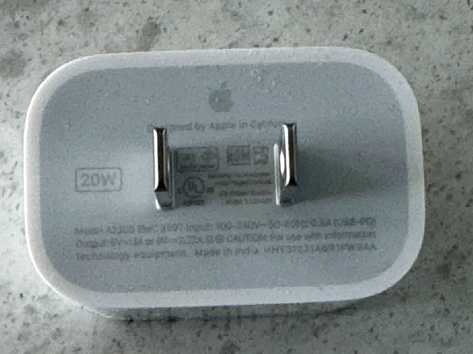 Black Apple HomePod mini Smart Speaker A2374 20W Apple USB-C Power ...