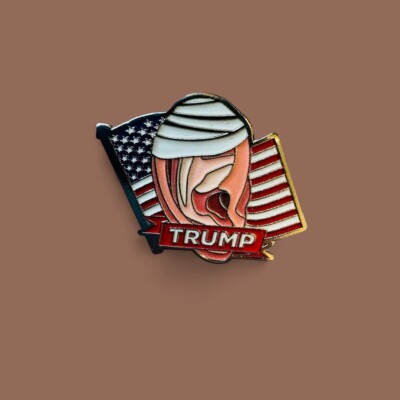 2024 Trump Ear Bandage Pin badge - MAGA | eBay UK