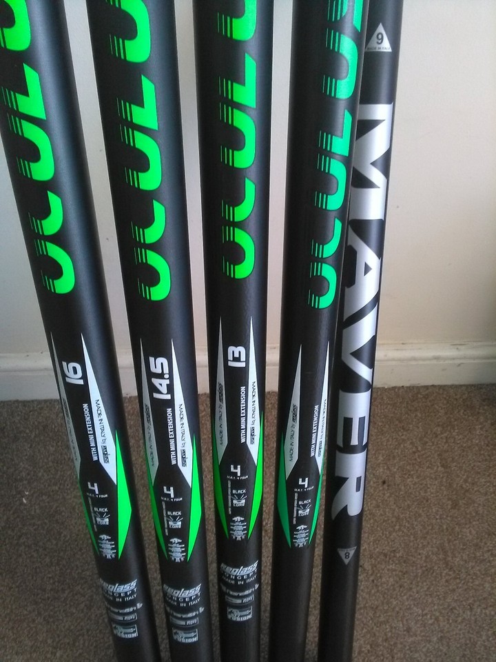 used fishing pole MAVER OCULUS 799 .. Spare/Replacement Pole Sections ...