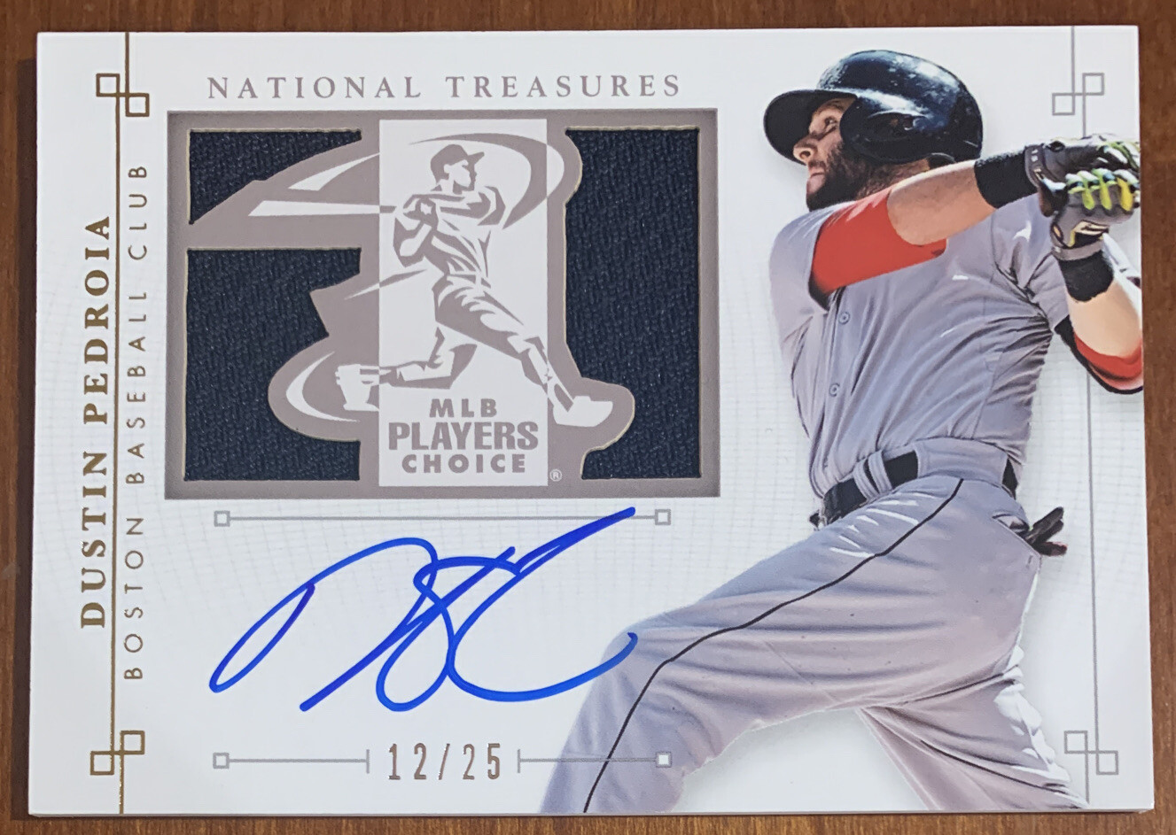 2014 Panini National Treasures - Signature Die-Cut Player #13 Dustin ...