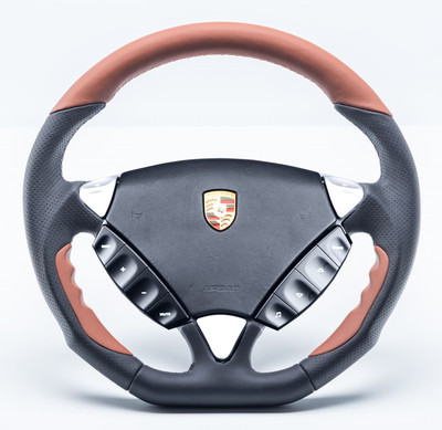 Porsche Cayenne 955 957 Performance Sport Lenkrad steering wheel volant ...