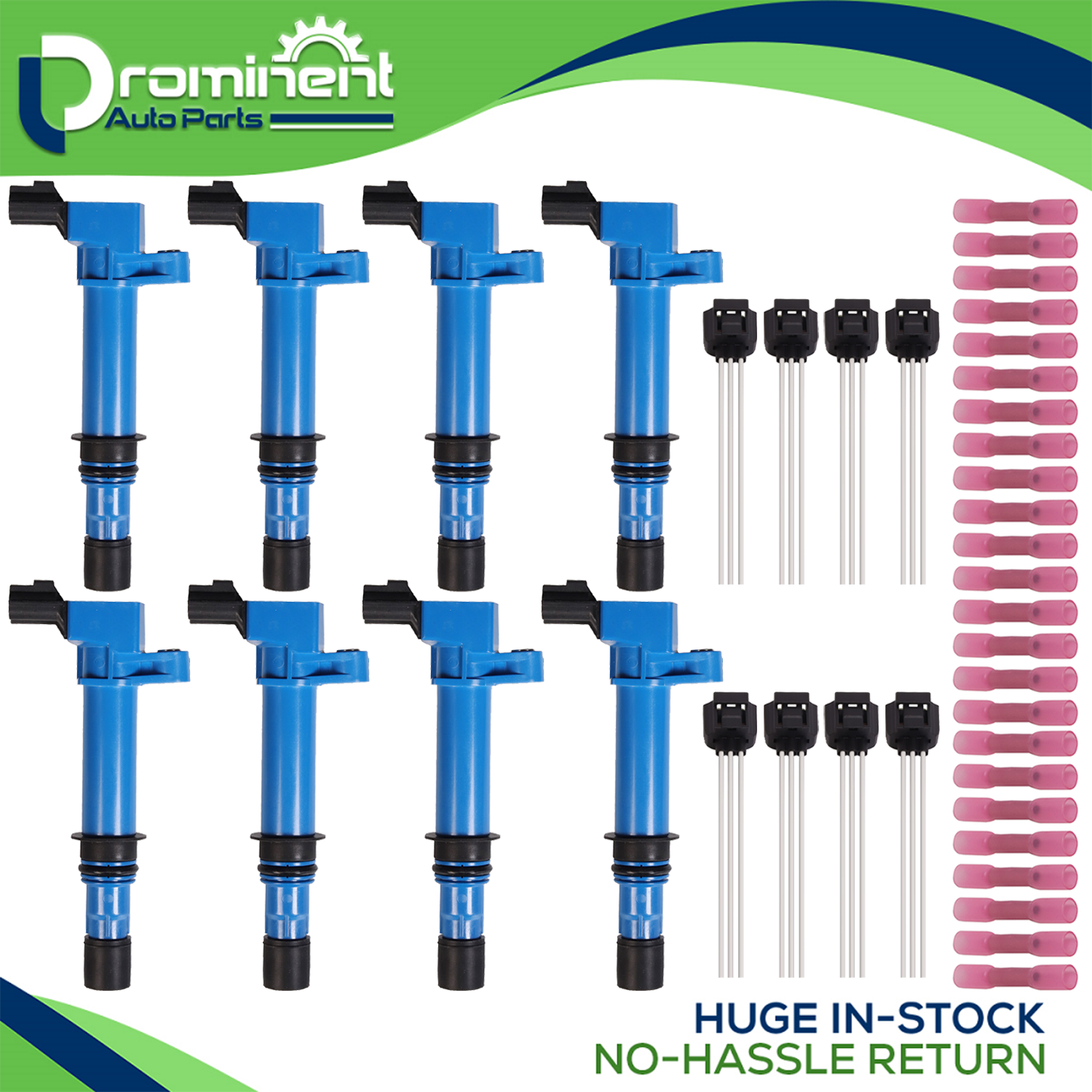 8 Ignition Coil & 8 connector for Dodge Dakota Ram 1500 4.7L S2087 ...