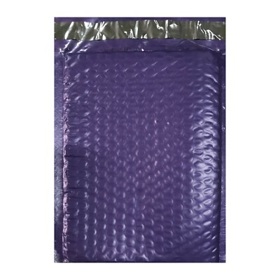 250 #0 ( PURPLE ) Poly Bubble Mailers Envelopes Bags 6x10 Extra Wide CD ...