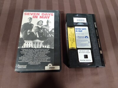 Seven Days In May VHS VCR Video Tape Ava Gardner Kirk Douglas | eBay