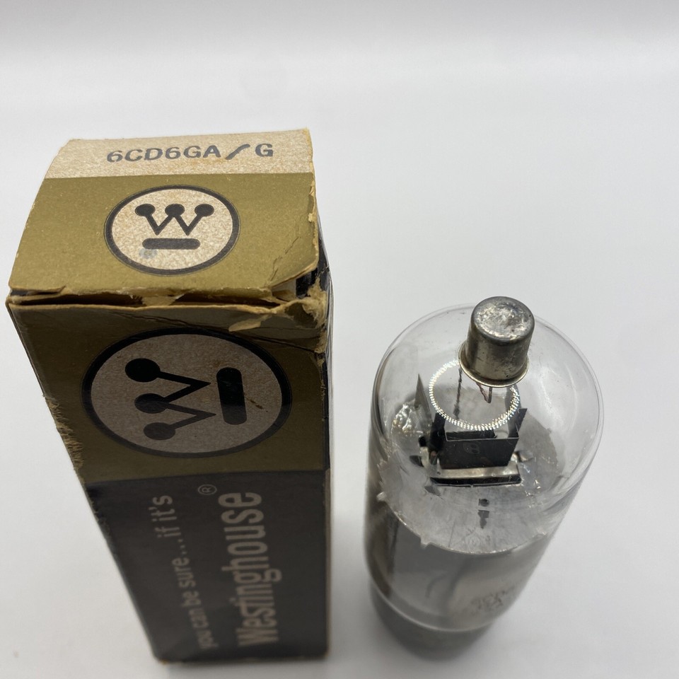 Westinghouse 6CD6GA/G 6CD6 Vacuum Tube Amp Amplifier Ham Radio Tested W ...