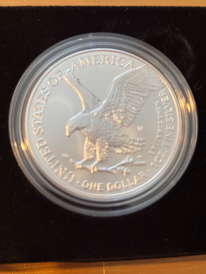 2021 W American Eagle One Oz. Silver Uncirculated Coin | eBay