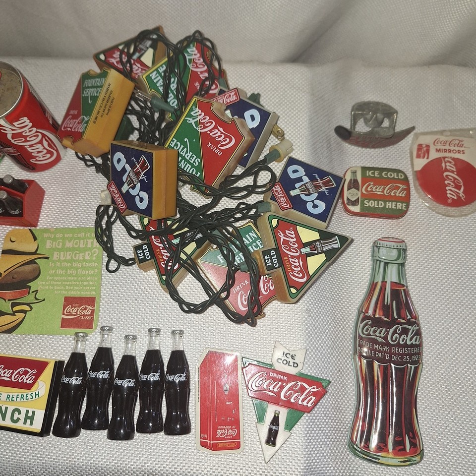 Vintage Coca Cola Items Mixed Lot Of 29 Pieces Advertising Memorabilia ...