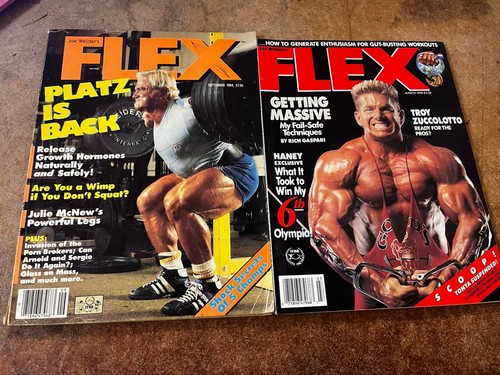 Vintage 1984-1990 Joe Weider’s Flex Bodybuilding Magazine Lot 2 Issues ...
