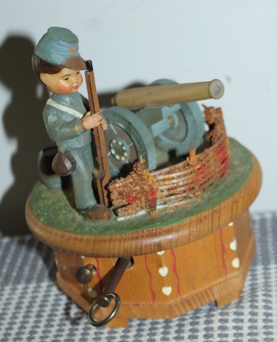 Vintage ANRI Wooden UNION SOLDIER CIVIL WAR Music Box WORKS! Lot AP | eBay