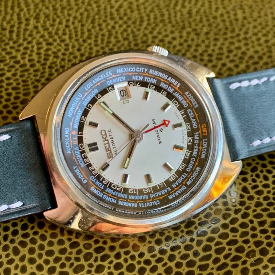 Seiko World Time GMT Ref. 6117-6409 Automatic 41mm Wristwatch | eBay