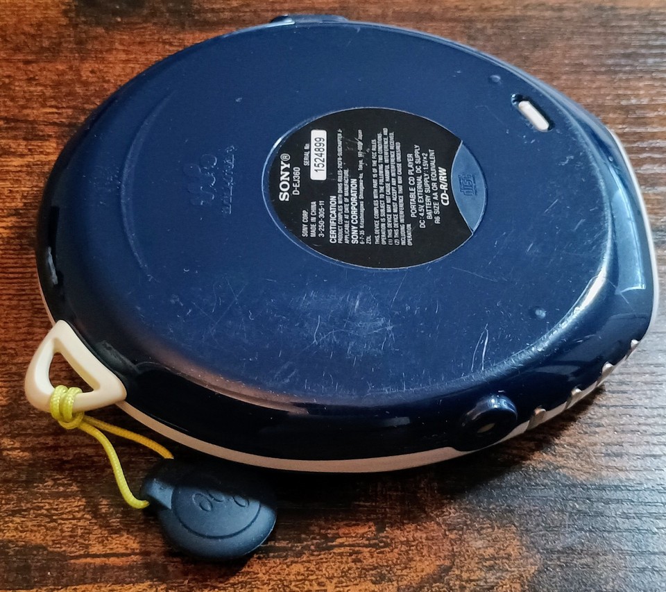 Sony D-EJ360 Navy Blue CD Walkman PSYC G-Protection. Tested Working | eBay