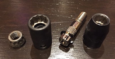 ASANTI WHEEL Socket For front BOLT AND Rear NUT Impat 3/8 Drive 9MM 11 ...