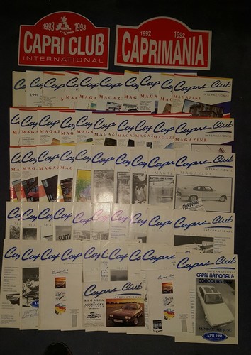 50 Capri Club International magazines and club catalogues | eBay