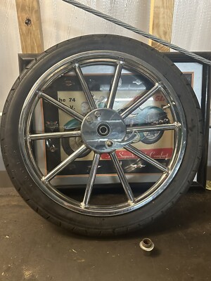 NOS HARLEY CHOPPER KNUCKLEHEAD PANHEAD INVADER FRONT WHEEL W/ MINI DRUM ...