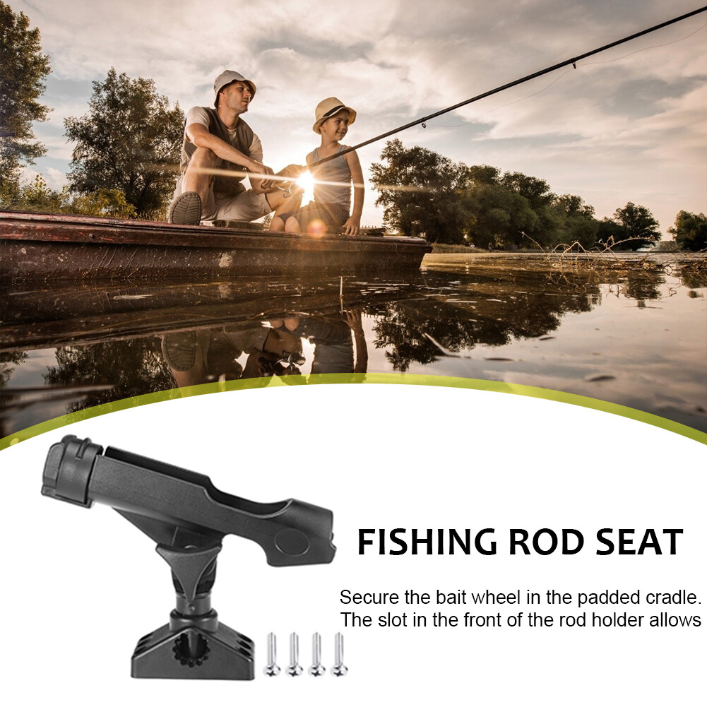 360 Rotation Adjustable Fishing Rod Pole Mount Stand Holder Fishing ...