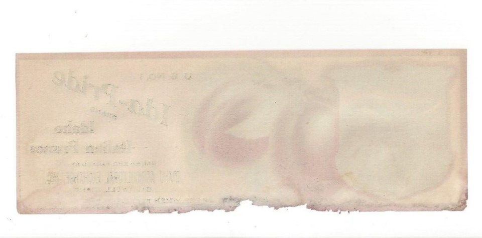 Original IDA-PRIDE prune crate label Idaho Agricultural Exchange ...
