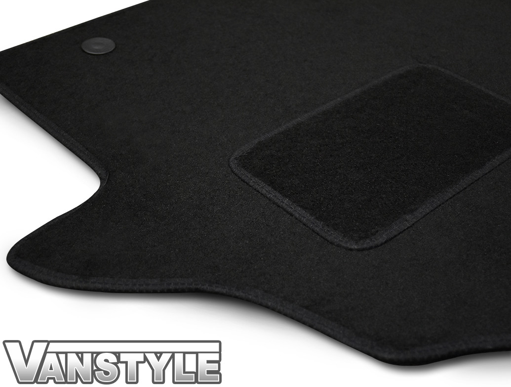 FITS MERCEDES SPRINTER 18> W907 FRONT QUALITY FLOOR CARPET MAT BLACK ...