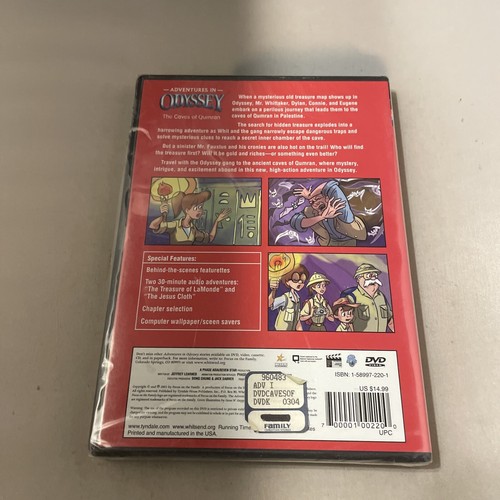 Adventures in Odyssey - The Caves of Qumran Vol.3 (DVD, 2004) for sale ...