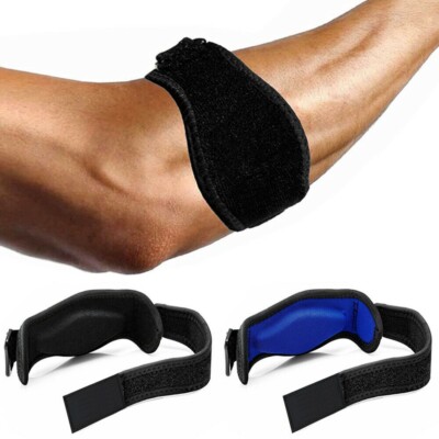 TENNIS ELBOW SUPPORT BRACE GOLFER COMPRESSION STRAP EPICONDYLITIS RSI ...