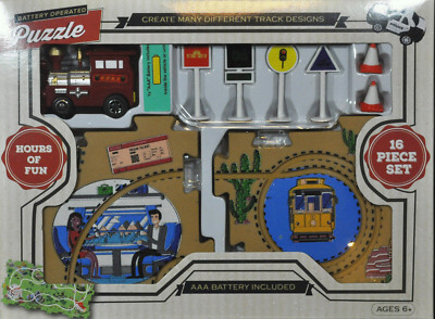 HOT PUZZLE VEHICLE SET- RED TRAIN-(2-Left) FREE SHIPPING TO USA | eBay