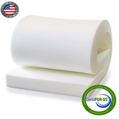 High Density Upholstery Foam 2"x30"x80" 1.8#, compression 36 ILD Foam ...