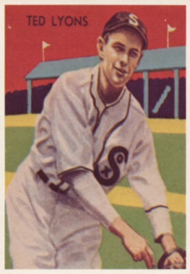TED LYONS BASEBALL CARD *2X3 FRIDGE MAGNET* WHITE SOX PITCHER WINS ...