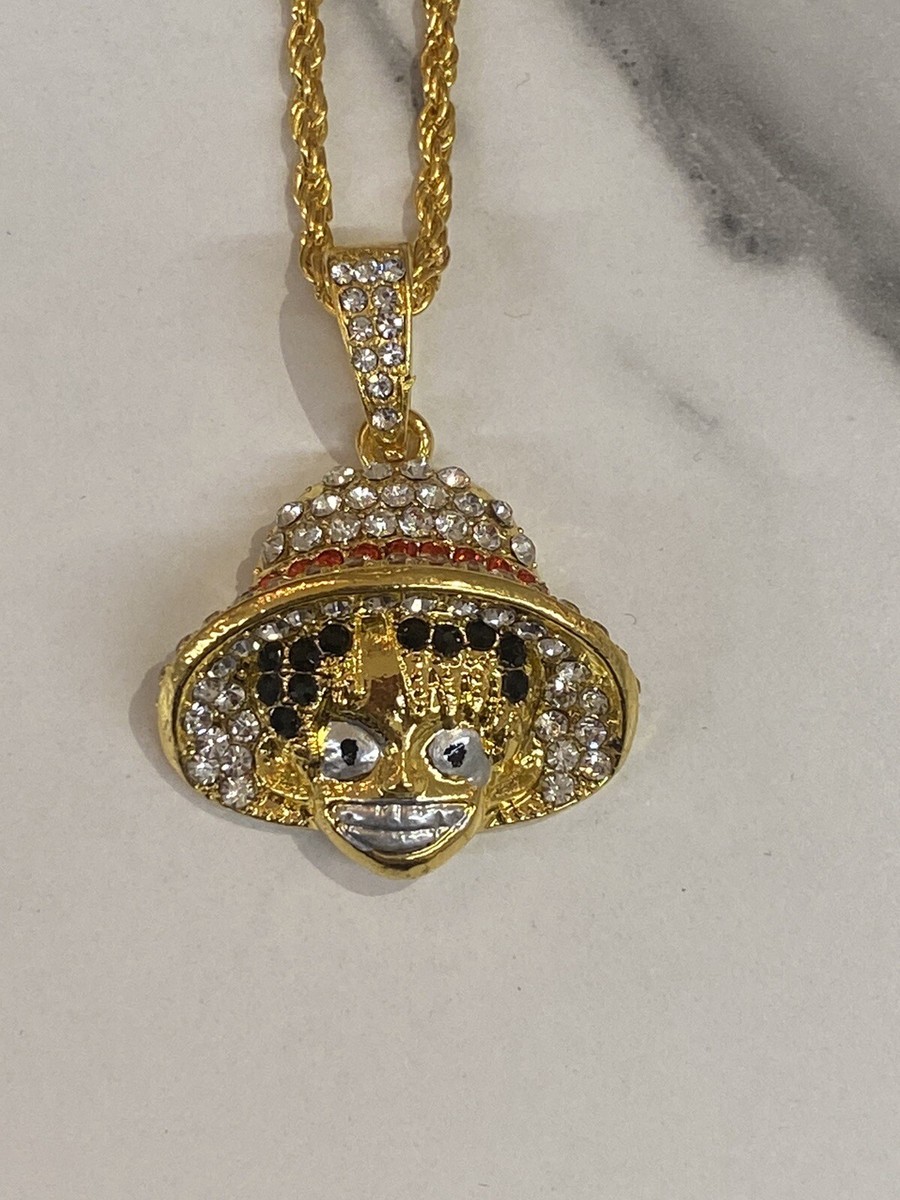 Luffy Straw Hat Necklace Anime One Piece Necklace Luffy Ace Pirate