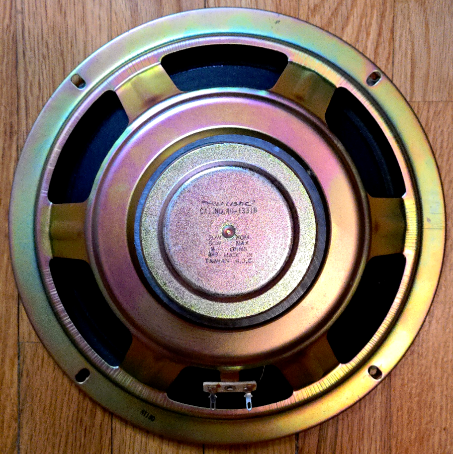 Vintage Realistic 10" Woofer Speaker 8 ohm CAT NO 40-13318 | eBay