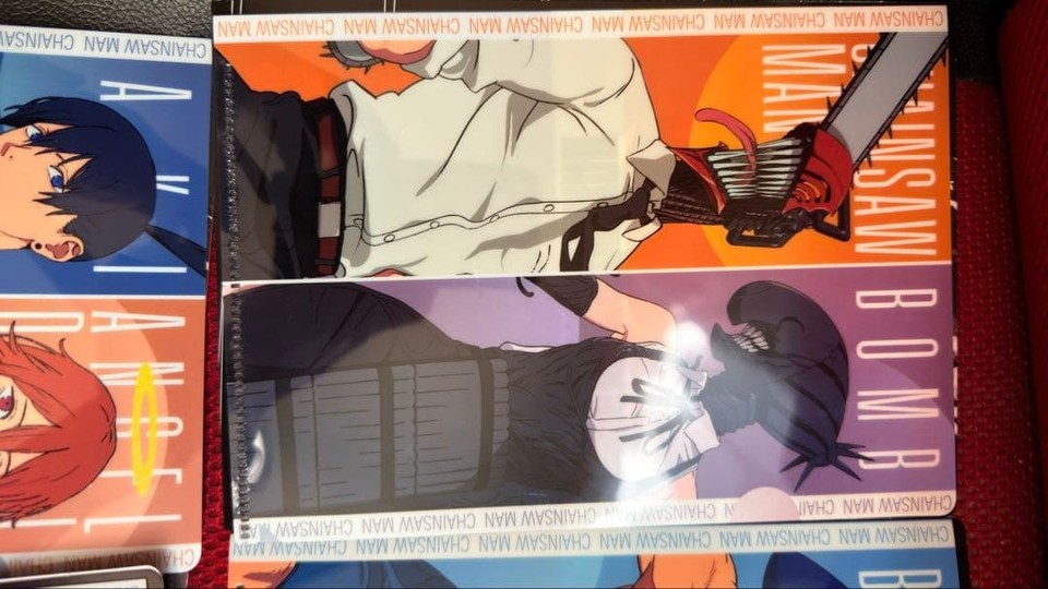 Chainsaw Man The Movie Reze Edition Plastic File Folder Key Visual Set ...