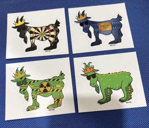 🐐 GOAT USA NY Stickers - RARE Subscription Club (4 Stickers) - Limited ...