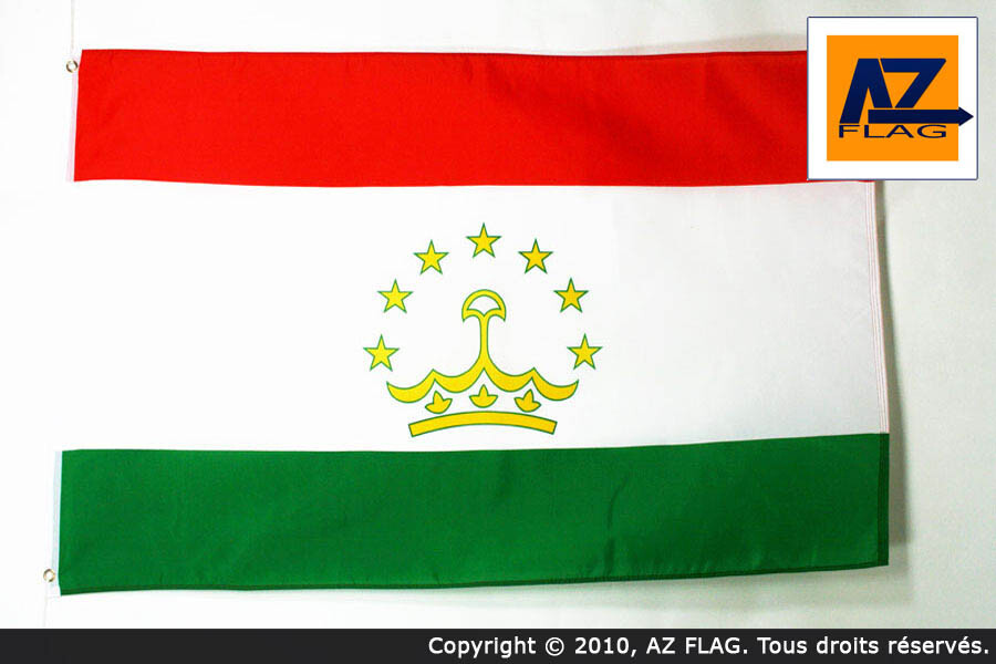 TAJIKISTAN FLAG 2' x 3' - TAJIK FLAGS 60 x 90 cm - BANNER 2x3 ft High ...