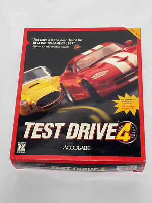 Test Drive 4 for Windows PC from Accolade - NEW in BOX, NEVER OPENED ...