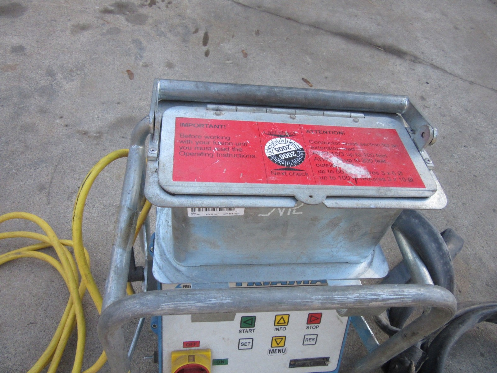 Friatec Friamat Electrofusion Machine Plastic Pipe Fusion 110v NOT ...