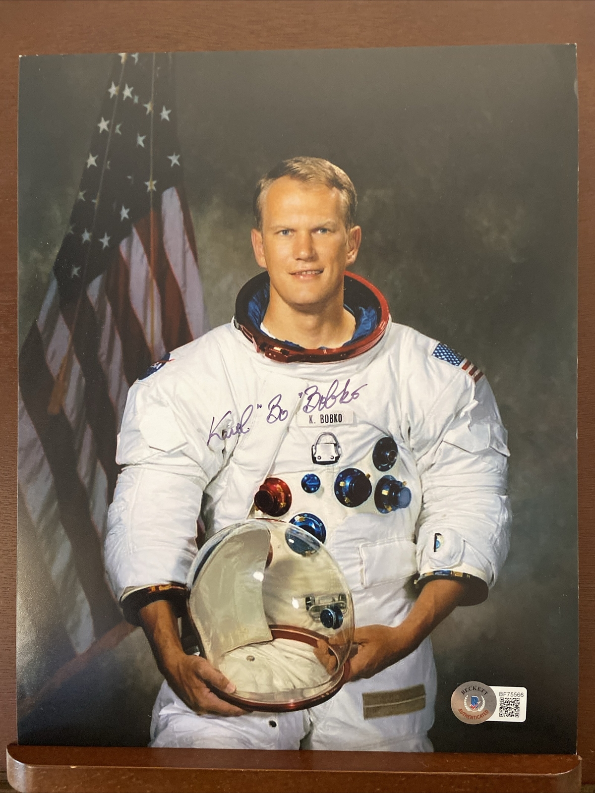 Karol “Bo” Bobko Signed Autographed 8X10 Photo COA BAS Beckett #BF75566 ...