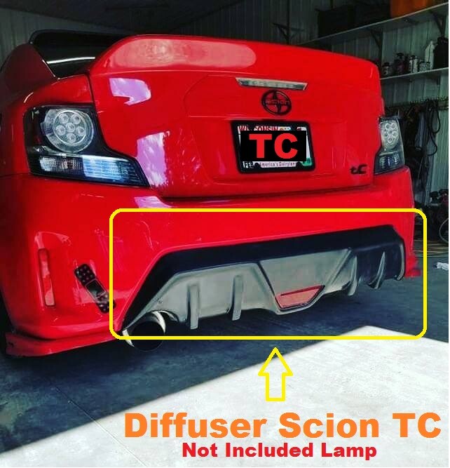 New Scion TC 14-16 Rear Lower Diffuser Fiberglass 1pcs | eBay