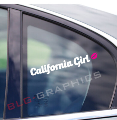 California Girl Sticker Car Truck SUV Window Decal Bumper So Cal Nor ...