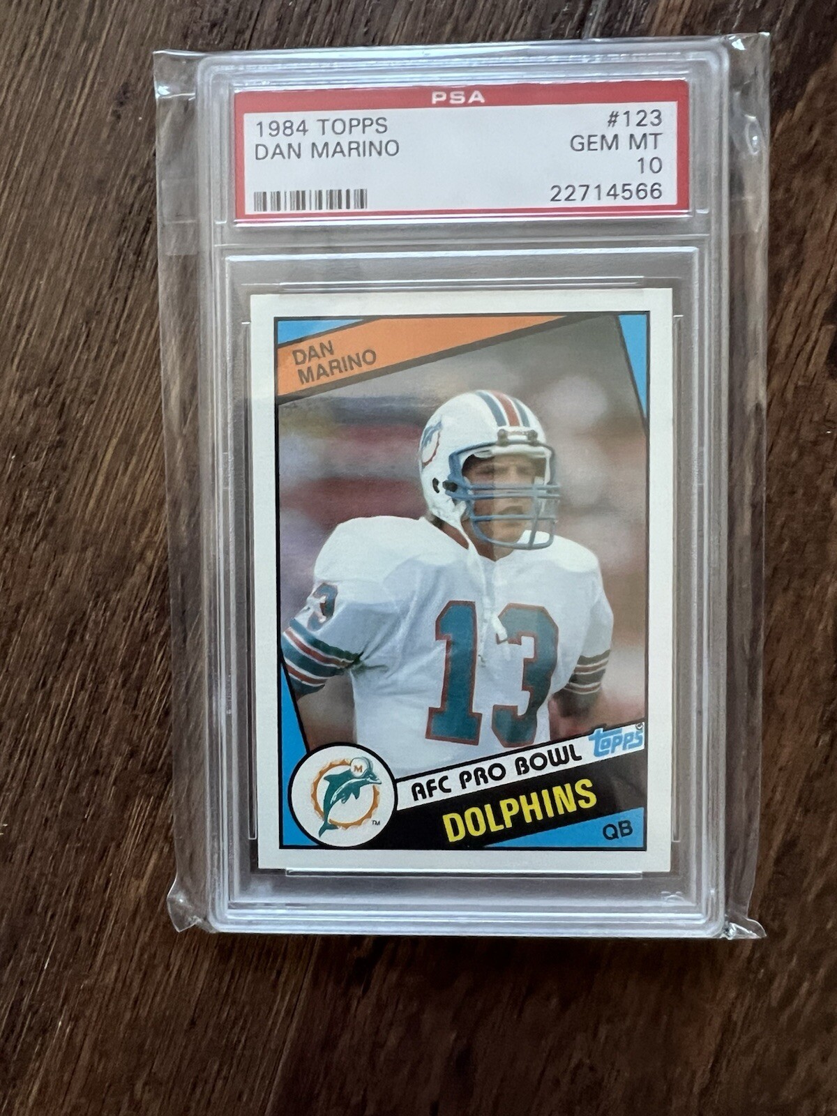 1984 Topps #123 Dan Marino RC ROOKIE RC GEM MINT PSA 10 Graded NFL ...